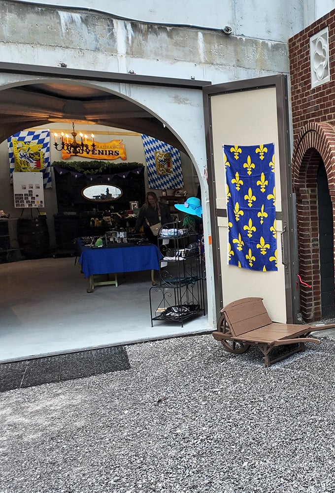 Medieval shopping therapy awaits! The castle's souvenir shop offers treasures that won't require pillaging villages or storming rival kingdoms.