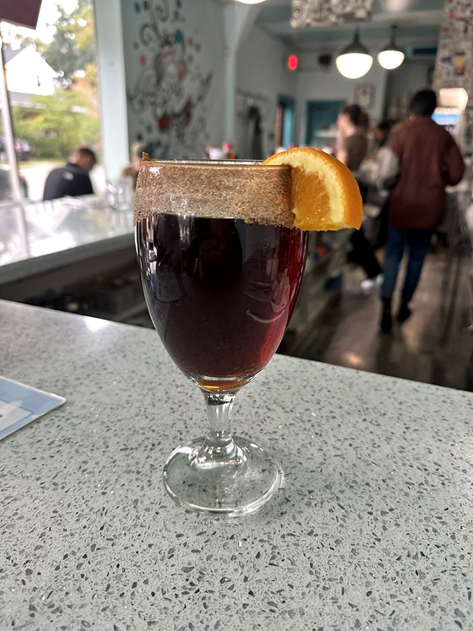 That's not just a drink&mdash;it's a goblet of morning courage, rimmed with sugar and garnished with citrus to help you face whatever Monday has planned.