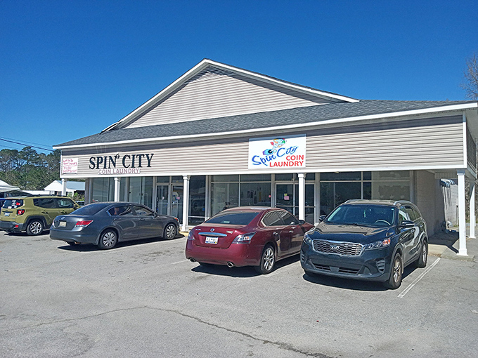 Spin City Coin Laundry&mdash;where locals exchange more than quarters and fabric softener; they trade stories that bind the community together like static cling.