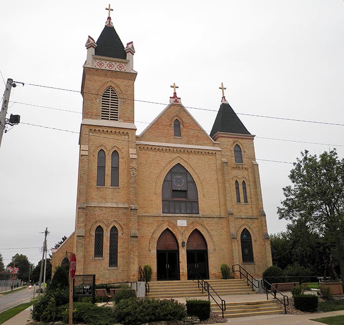 St. Victor's Catholic Church showcases architectural beauty that inspires reflection regardless of your spiritual compass.