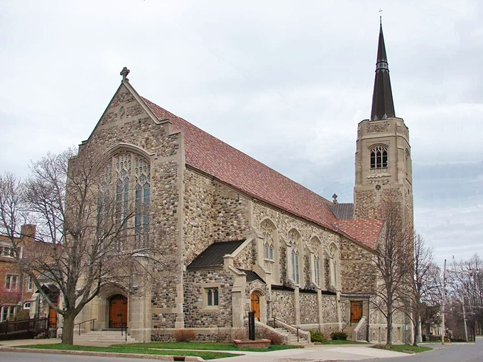 St. Mary's Church's sturdy stone walls have weathered countless seasons, standing as a testament to faith, community, and architectural ambition.