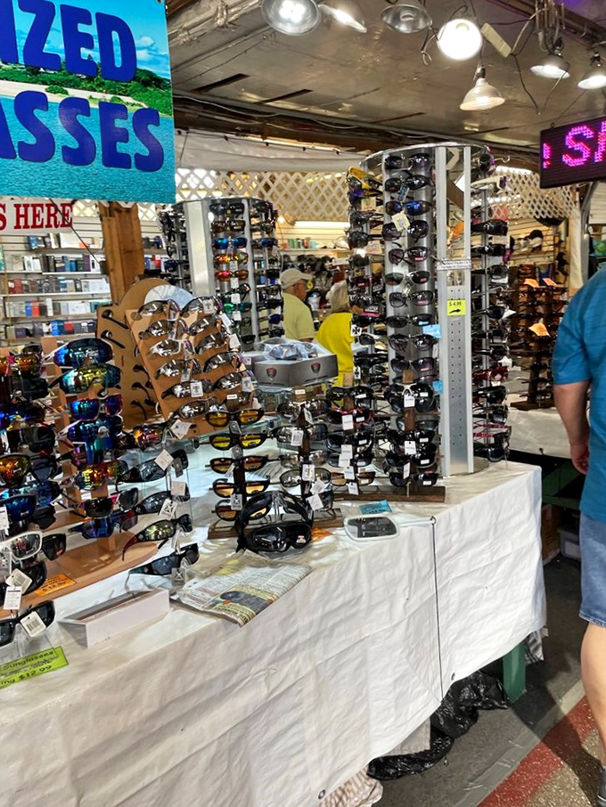 Sunglasses as far as the eye can see &ndash; Florida's essential accessory available in more styles than there are retirees in Naples.