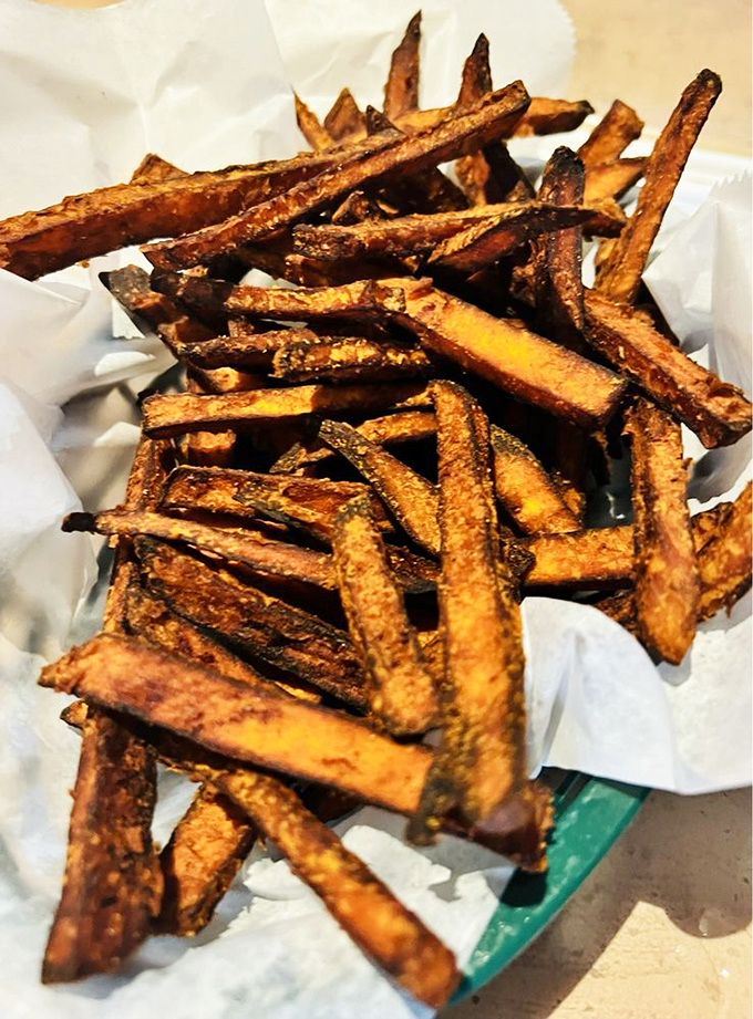 Sweet potato fries with attitude&mdash;crispy, earthy, and unapologetically delicious. Your regular fries will get jealous.