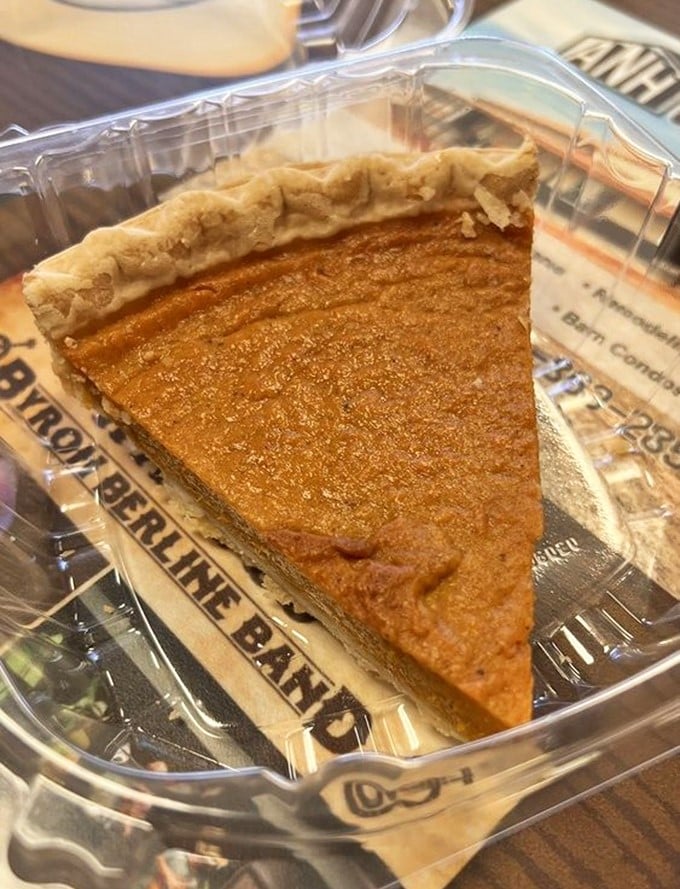 Sweet potato pie that makes you question why people bother with other desserts. That perfect amber filling is Oklahoma comfort in slice form.