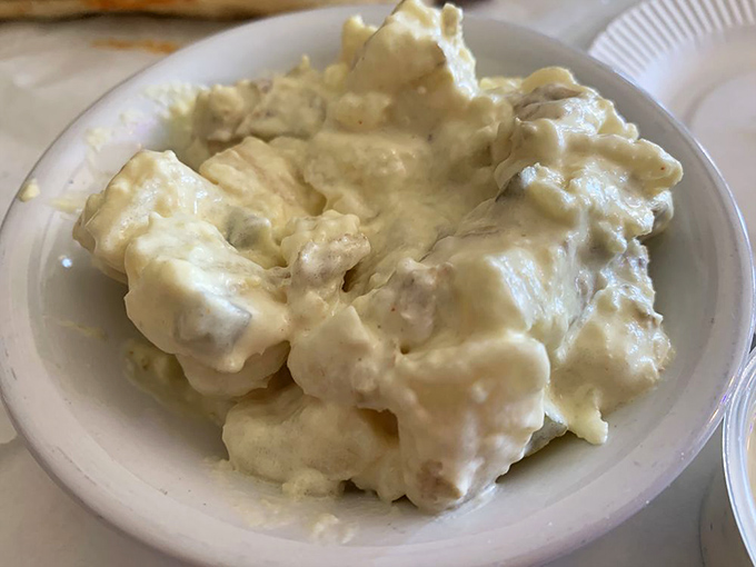 Potato salad that doesn't come from some fancy deli case&mdash;this is the real deal, the kind grandmothers approve of.