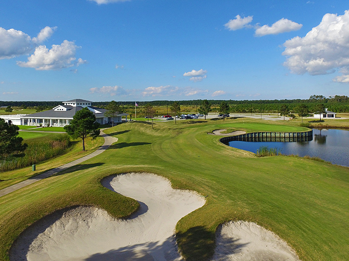 Golf with a view&mdash;where water hazards aren't just challenging, they're part of the coastal panorama that makes every swing scenic.