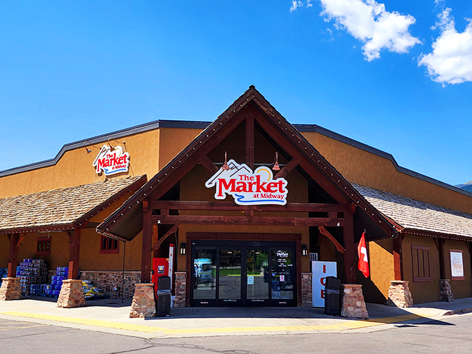 The Market at Midway isn't just a grocery store &ndash; it's where locals debate the day's events under timber frames worthy of a mountain lodge.