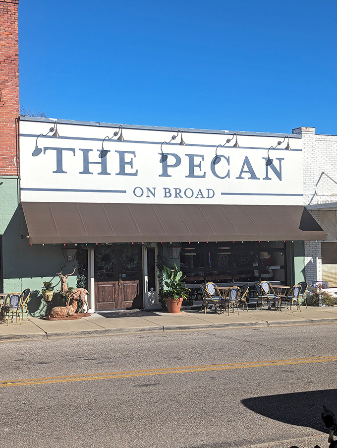 The Pecan on Broad offers Southern dining in downtown Camden, where eating out doesn't require liquidating your retirement savings first.