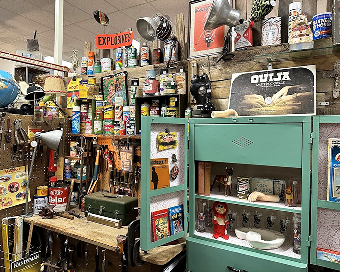 Part hardware store, part cabinet of curiosities &ndash; with a Ouija board that's probably seen things it can't unsee.