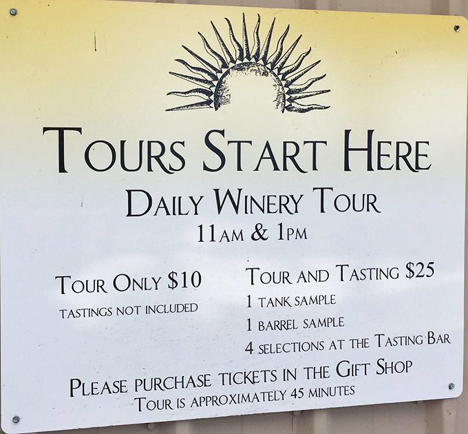 Tours depart twice daily&mdash;your backstage pass to witness the alchemy that transforms humble grapes into award-winning wines.