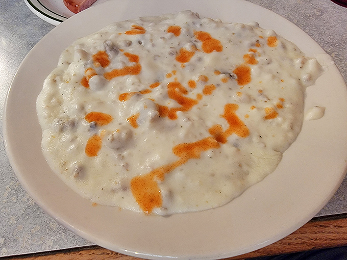 This creamy, paprika-speckled dish might look mysterious to the uninitiated, but locals know it's comfort in a bowl, best enjoyed with a side of toast for dipping.