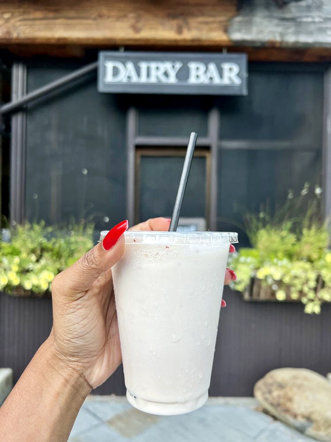 A milkshake so purely white it could star in a dairy commercial. One sip and you'll understand why the Dairy Bar has its own devoted following.