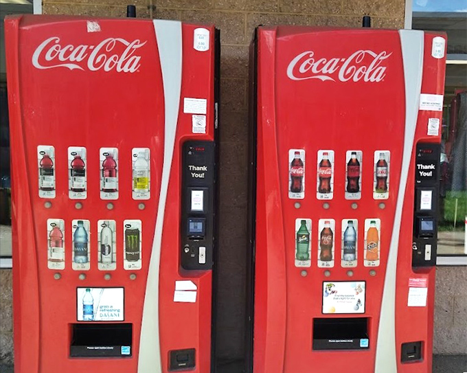 The unsung heroes of shopping expeditions &ndash; vending machines standing ready to quench thirsts worked up from power-walking between stores.