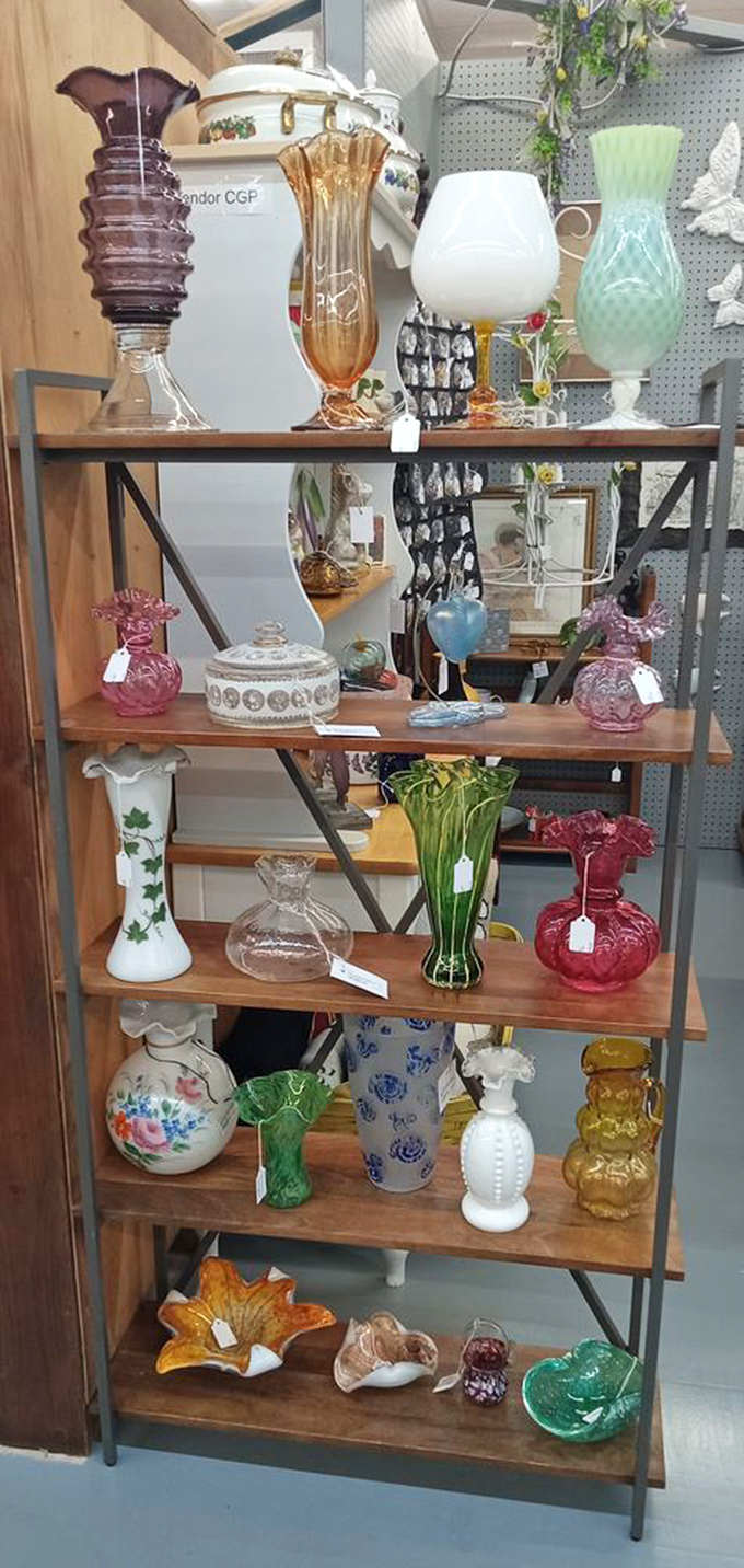 Glassware that outshines modern reproductions by miles. These delicate vessels have survived longer than most Hollywood marriages.