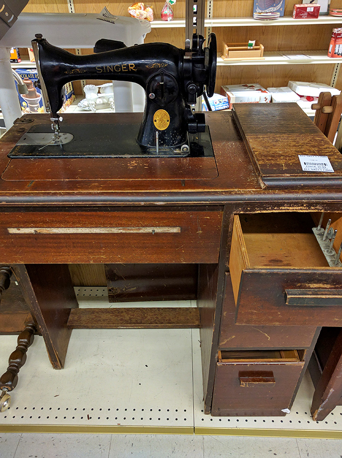 This vintage Singer sewing machine has stitched together more stories than we'll ever know&mdash;and might have a few more left.