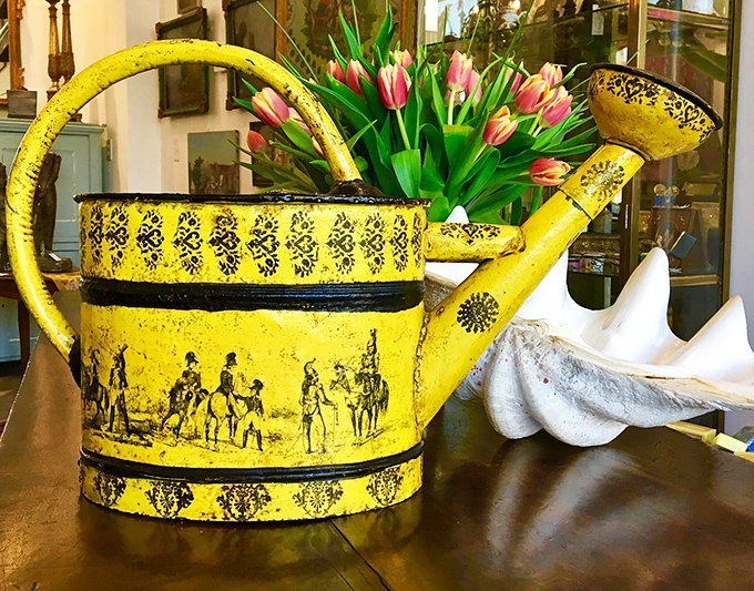 This sunny yellow watering can could make even the most committed plant-killer consider adopting a fern.