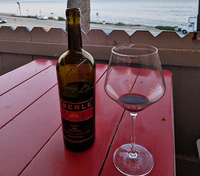 Wine with a view &ndash; because sometimes adult grape juice is the perfect companion to seafood and sunset-watching along the Malibu coast.