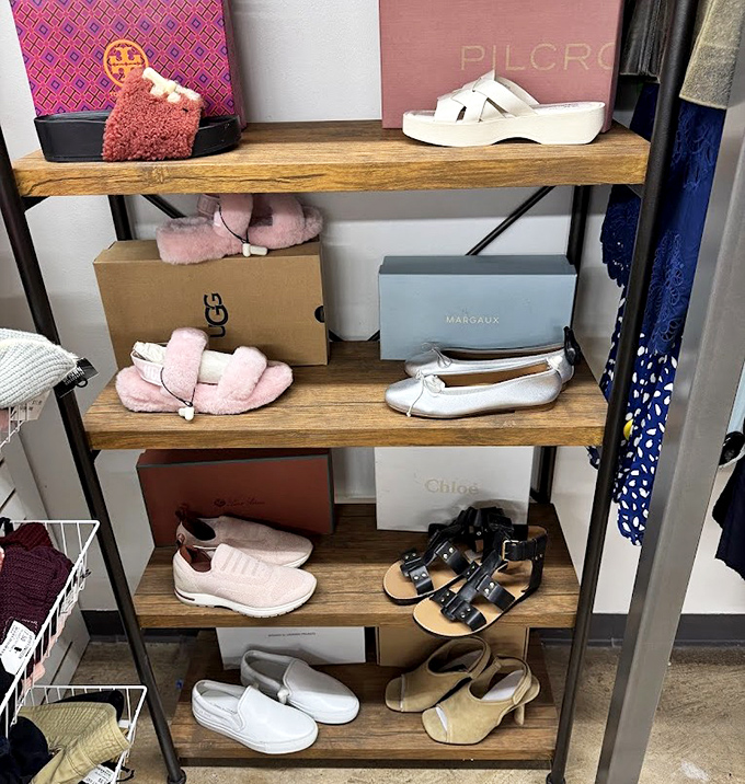 From fluffy pink slippers to elegant flats, footwear that carries designer pedigrees without the designer prices.