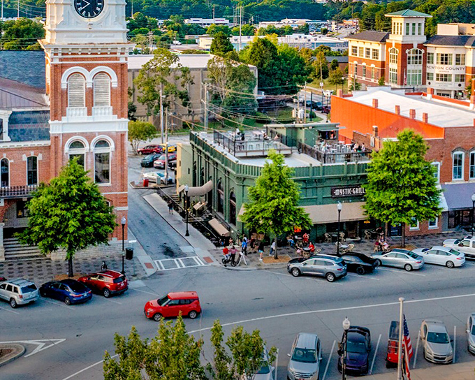 The Mystic Grill isn't just a television fantasy&mdash;it's a real restaurant where diners enjoy Southern cuisine with a side of Hollywood history.