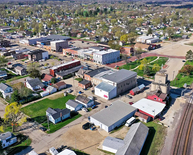 From above, Princeton reveals itself as the perfect blend of orderly grid and organic growth &ndash; like someone planned a town, then let it breathe.