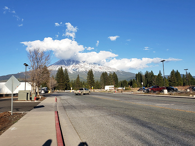 Mount Shasta doesn't just dominate the skyline&mdash;it owns it. That's not a mountain, that's nature's exclamation point on an already perfect landscape.