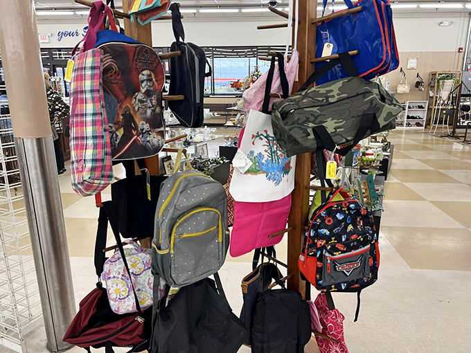 Backpack bonanza! School supplies that won't break the bank, from Star Wars to camouflage&mdash;because expressing personality shouldn't require a payment plan.
