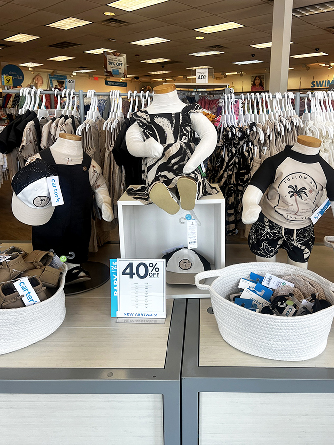 Beach-ready outfits for the littlest vacationers, complete with sun hats and tropical prints&mdash;starting the Florida fashion sense early.