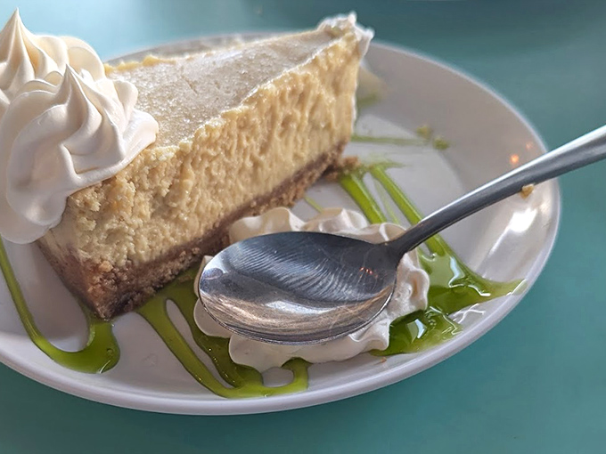 Key lime pie that strikes the perfect balance between sweet and tart—Florida sunshine transformed into creamy, citrusy perfection.