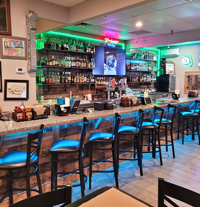 The bar doesn't just serve drinks&mdash;it creates the perfect alibi for why you're having a second helping of pulled pork.