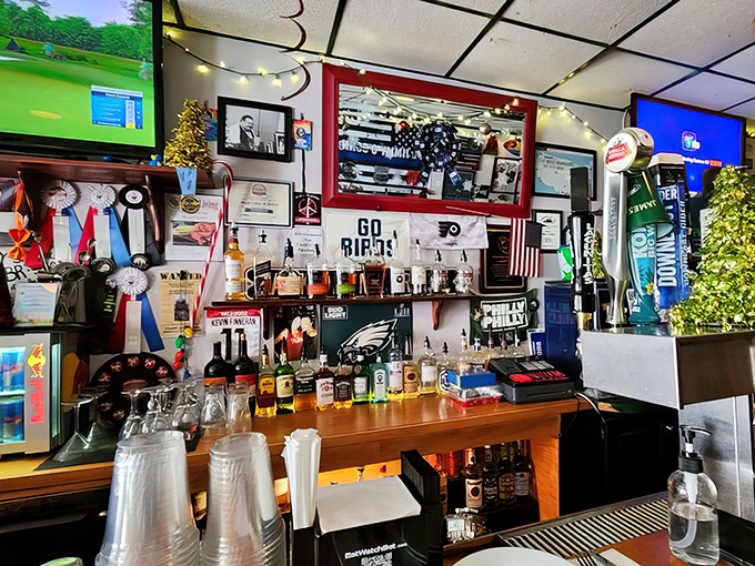 The bar area&mdash;where Eagles fans become family and strangers become friends, especially after that second beer.
