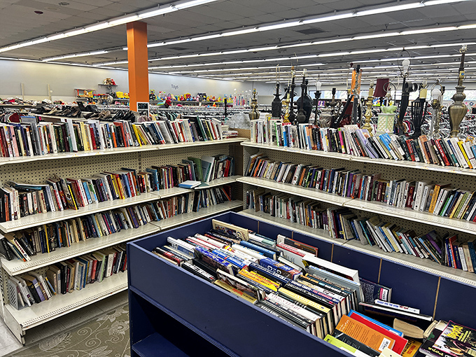 Bookworms rejoice! This literary corner offers everything from dog-eared paperbacks to pristine coffee table tomes at prices that won't break the bank.