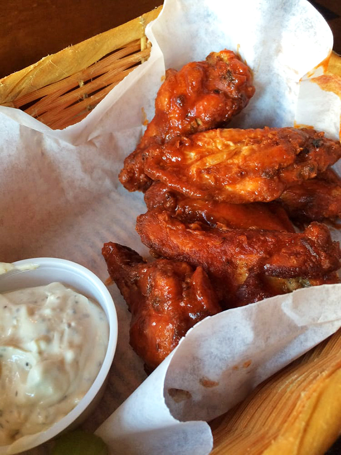 Wings so perfectly sauced they should be in a museum. Though unlike art, you're encouraged to devour these masterpieces.