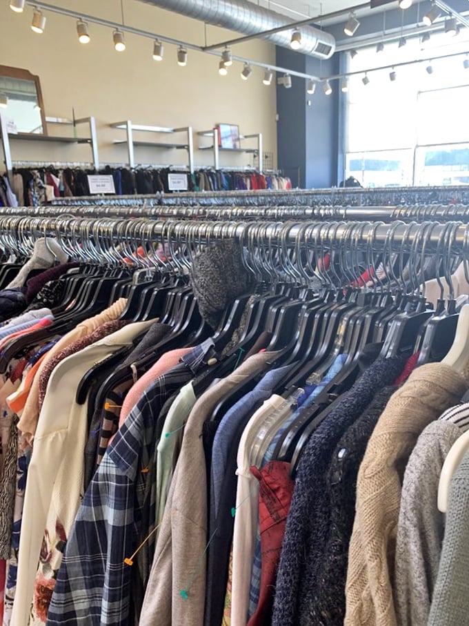 Rack after rack of possibilities&mdash;where vintage flannel meets last season's designer pieces in the great democratic equalizer of fashion.