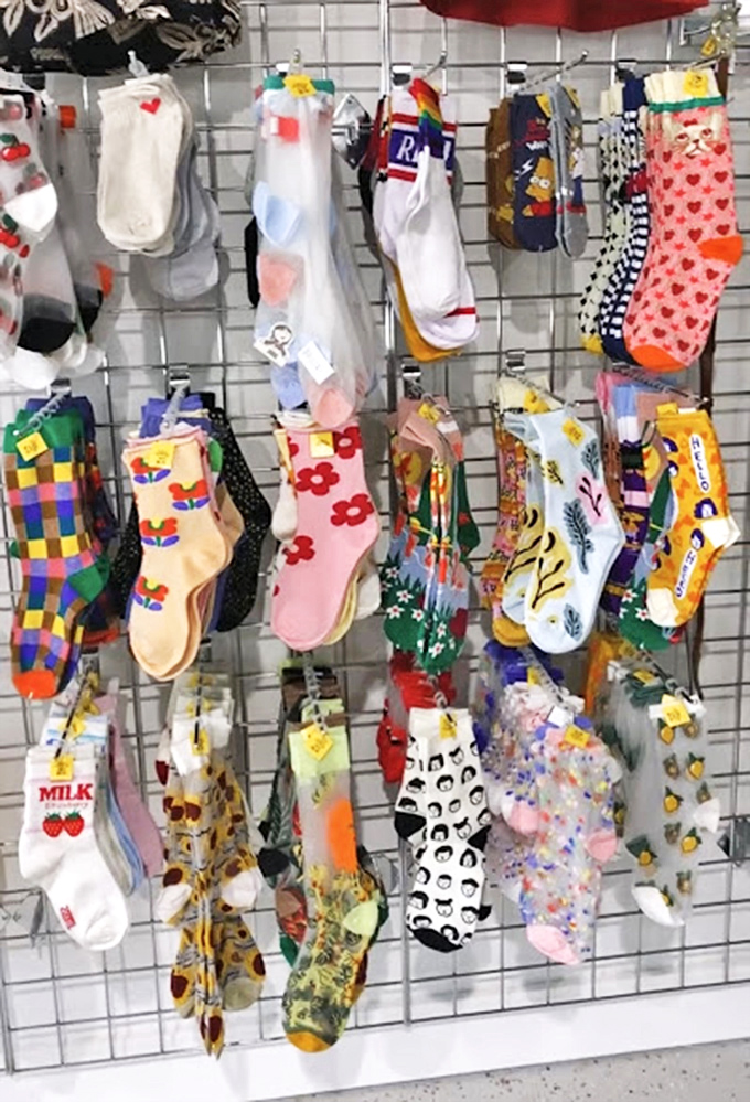 Sock heaven exists, and it's this wall of personality-on-a-foot options that prove even your ankles deserve a second chance at self-expression.