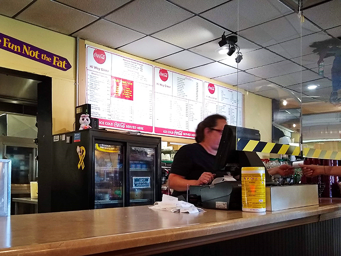 Where the magic happens&mdash;the counter where coffee cups are never empty and friendly banter flows as freely as the coffee.