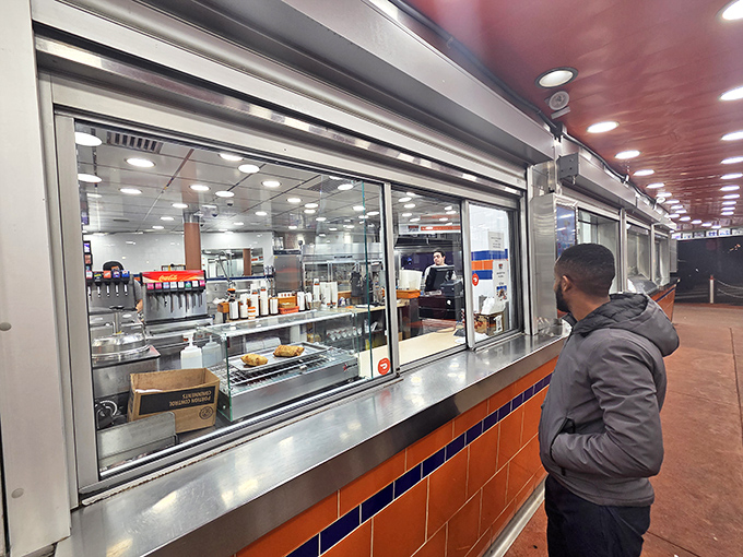 The ordering window: where dreams are fulfilled and life-changing decisions are made. "Wit or witout" is the Philly equivalent of Shakespeare's great questions.