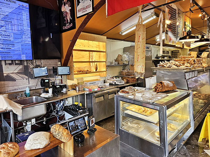 The command center where sandwich dreams become delicious reality &ndash; no fancy equipment, just pure deli expertise.