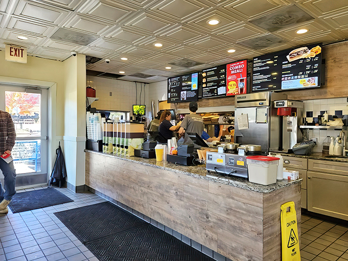 Where the magic happens&mdash;the counter where dreams are ordered, assembled, and delivered in paper-wrapped packages of joy.