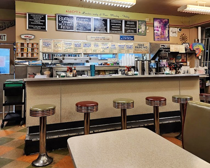 The counter seating&mdash;where solo diners become regulars, and regulars become family, all over endless cups of coffee and slices of pie.