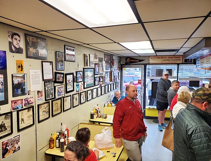 The wall of memories tells stories that menus can't—a community built one breakfast at a time, where regulars become part of the living history.
