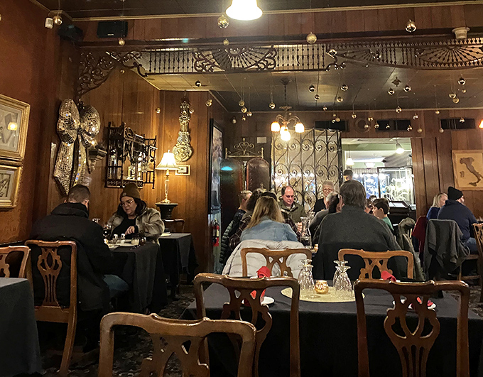 Where wood-paneled walls and intimate lighting create the perfect backdrop for both first dates and fiftieth anniversaries.