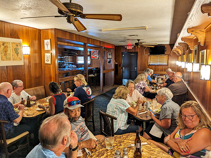 Where strangers become friends and regulars become family&mdash;the dining room buzzes with the universal language of good food and better company.