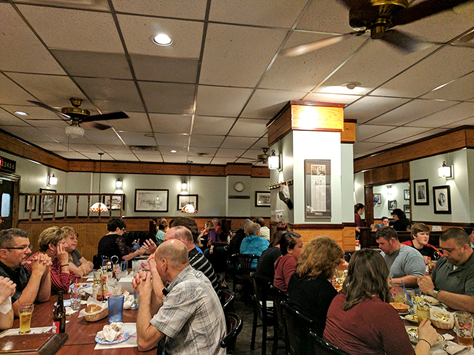 A packed house at dinner time&mdash;the universal sign that you've found a place locals trust with their appetites and their special occasions.