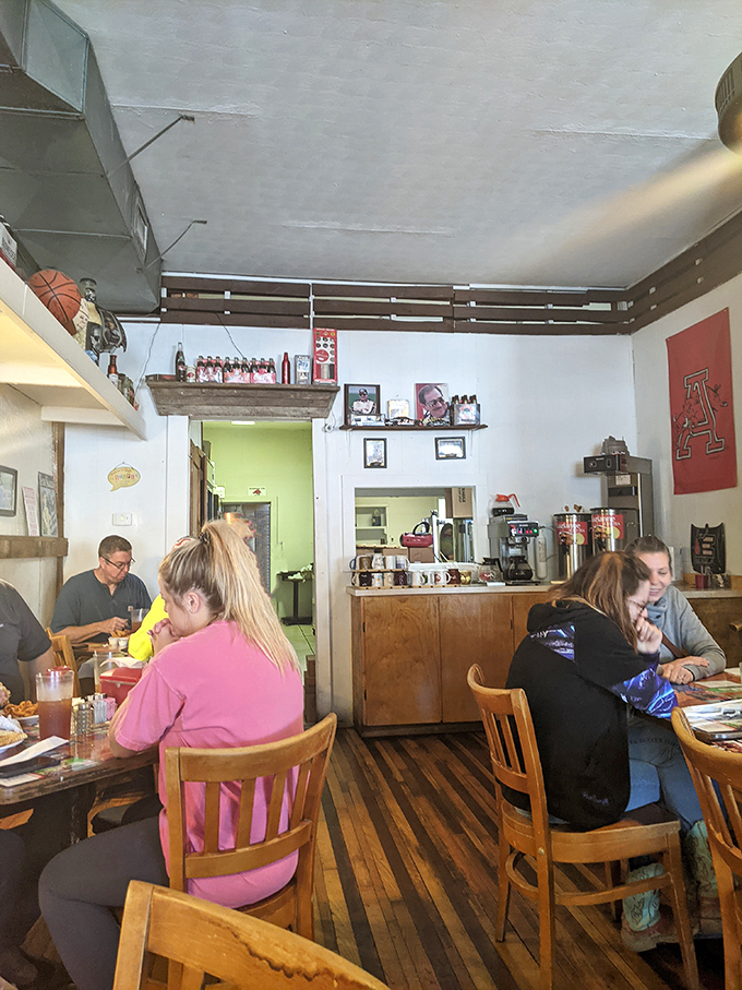 The true heart of any great diner is the people who fill it, creating that perfect symphony of clinking forks and neighborly chatter.