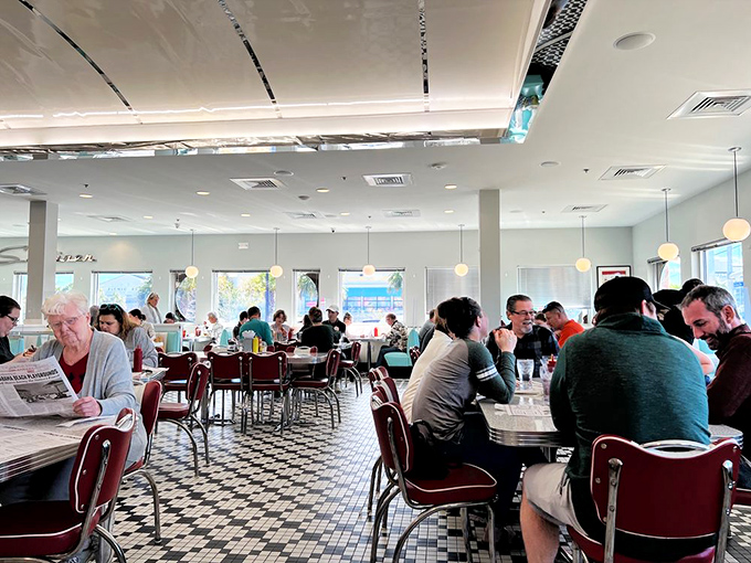 Where strangers become friends over coffee and pie. The buzz of conversation here is as comforting as the food that inspires it.