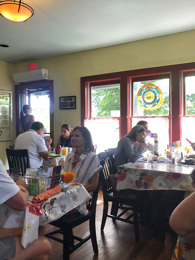 Where breakfast memories are made&mdash;patrons enjoying that magical moment when good food, good company, and good conversation intersect.