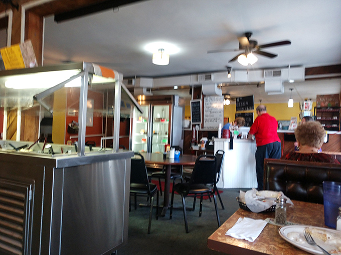 The dining room hums with the symphony of forks against plates and genuine conversation&mdash;a refreshing absence of selfie-taking or food-photographing tourists.