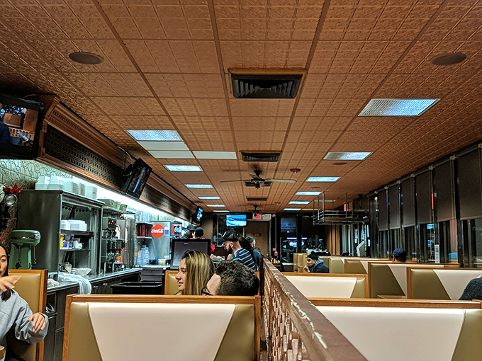 Where locals gather to solve world problems over coffee and pie. The Llanerch dining room &ndash; democracy in action.