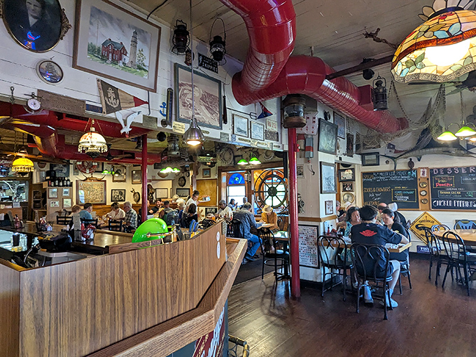 The packed dining room tells the real story &ndash; when locals and tourists alike fill a restaurant, you know you've found the genuine article.