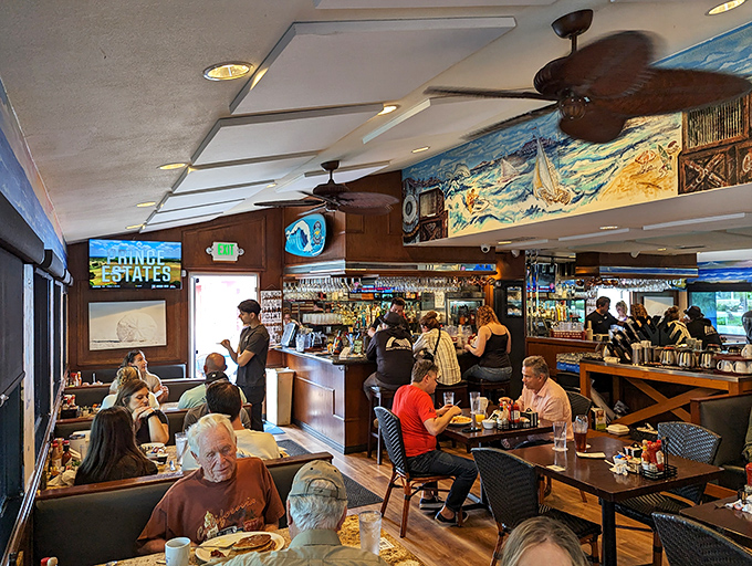The true measure of a breakfast joint isn't its decor but its crowd&mdash;a cross-section of humanity united by the universal language of eggs.